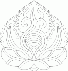 Flower round Free DWG File Free Download | Vectors File