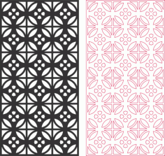 Beautiful Wooden Frame LED Light DXF File Free Download | Vectors File