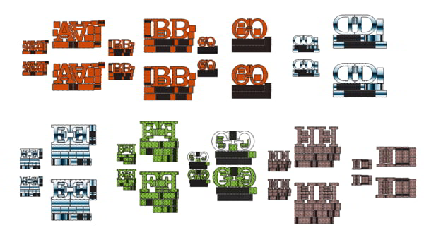 3D Alphabet Character CDR File | Vectors File