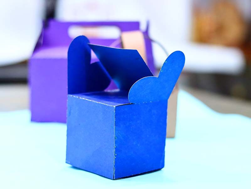 Laser Cut Paper Craft Gift Box Design Craft Paper Packaging Box Vector ...