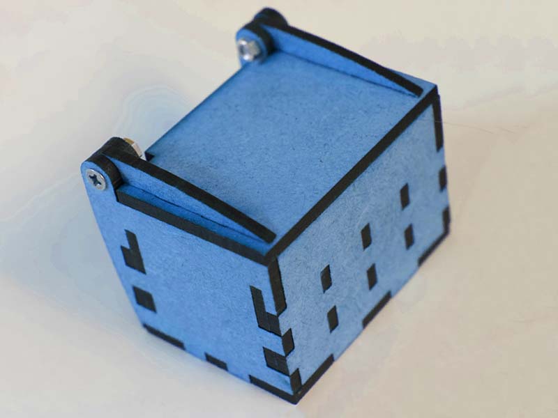 Laser Cut GoPro Battery Storage Box Template 3mm Vector File | Vectors File