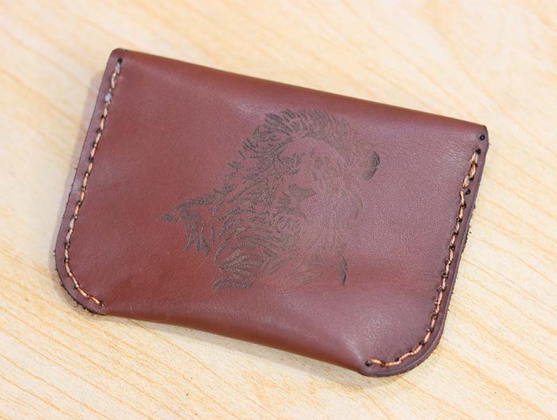 Laser Cut Leather Wallet Template Card Pouch Vector File | Vectors File