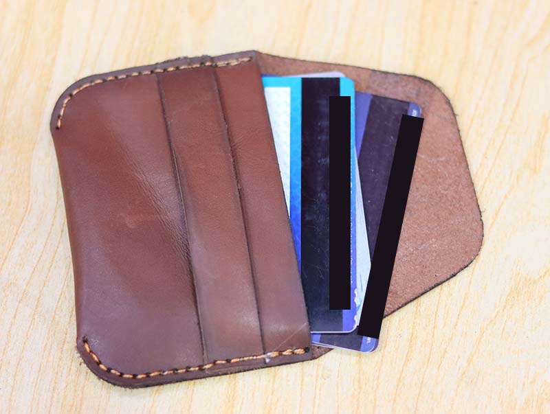 Laser Cut Leather Wallet Template Card Pouch Vector File | Vectors File