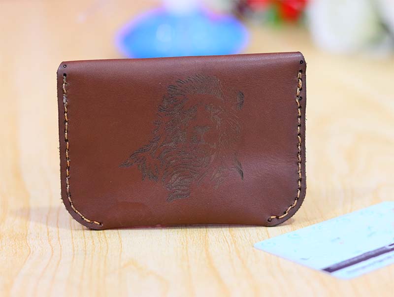 Laser Cut Leather Wallet Template Card Pouch Vector File | Vectors File