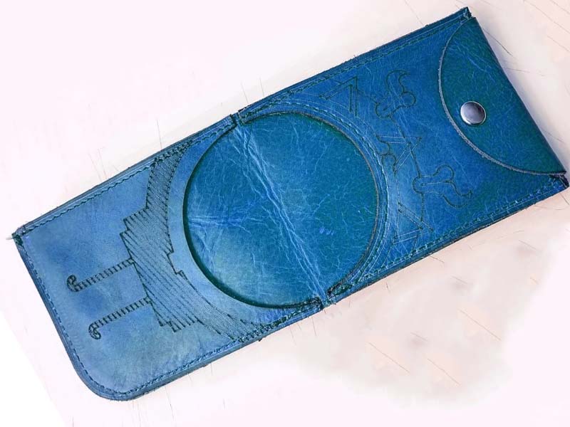 Laser Cut Leather Men Wallet Pattern and Template Vector File | Vectors ...