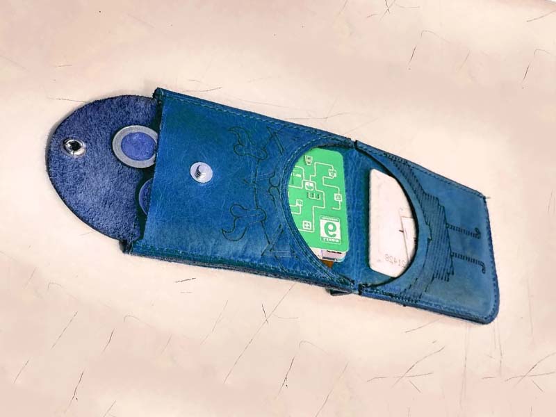 Laser Cut Leather Men Wallet Pattern and Template Vector File | Vectors ...