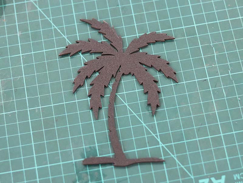 Laser Cut Out Palm Tree Wall Art Template Vector File | Vectors File