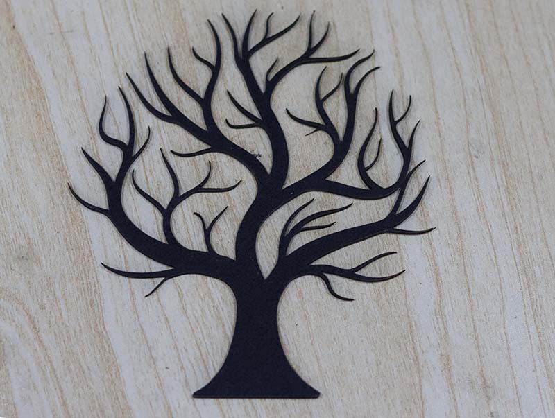 Laser Cut Out Tree Stencil Wall Art Template Vector File | Vectors File