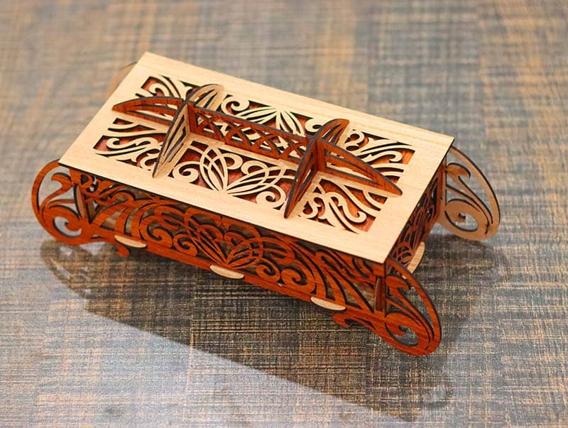 Free Laser Cut Jewelry Box Template 3mm Vector File | Vectors File