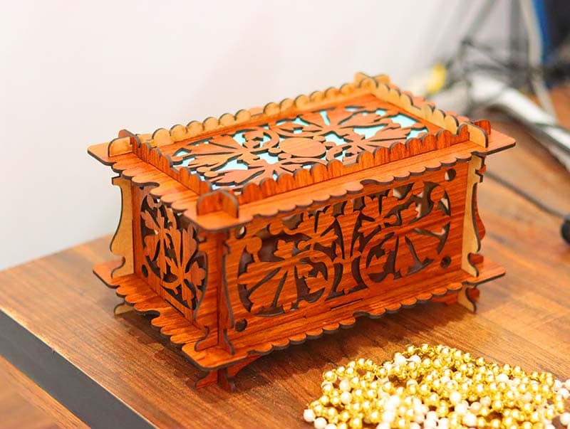 Laser Cut Jewelry Box Template Gift Box 3mm Vector File | Vectors File