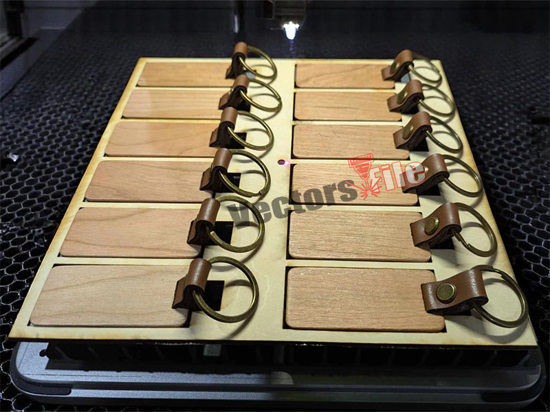 Best Laser Cut Keychain Jig for Laser Engraving | Vectors File