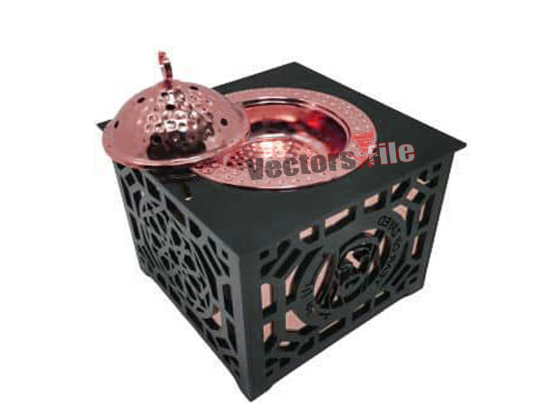 Laser Cut Arabic Pattern Incense Burner Design | Vectors File