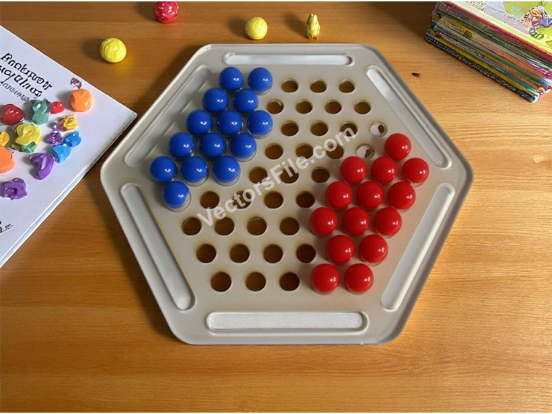 Laser Cut Wooden Abalone Board Game Template | Vectors File