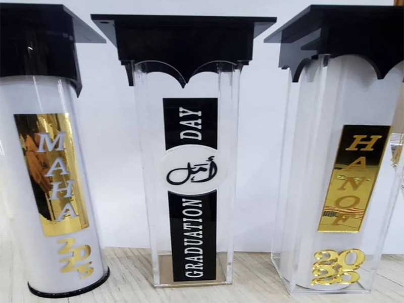Laser Cut Personalized Acrylic Graduation Certificate Gift Box Design ...