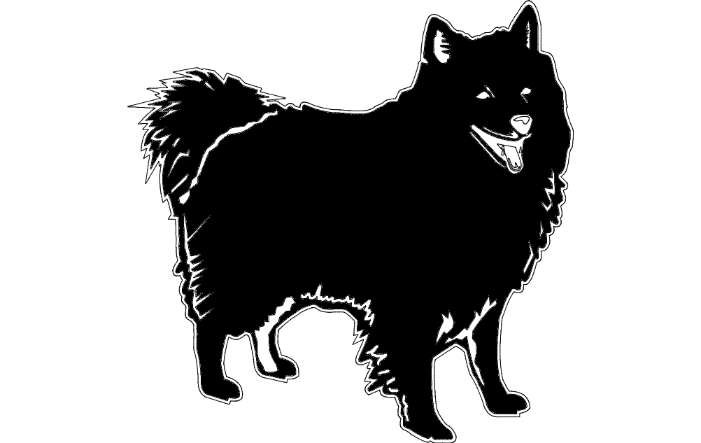 Dog DXF Vectors File | Vectors File