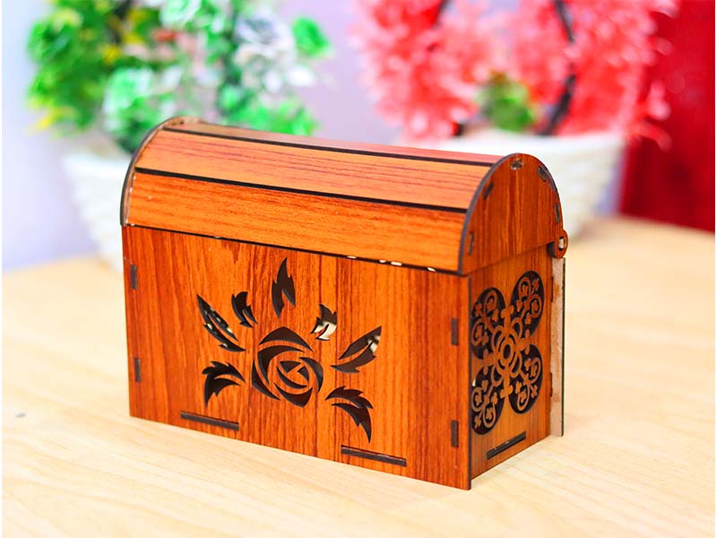 Free Laser Cut Treasure Chest Treasure Box Template 3mm Vector File ...