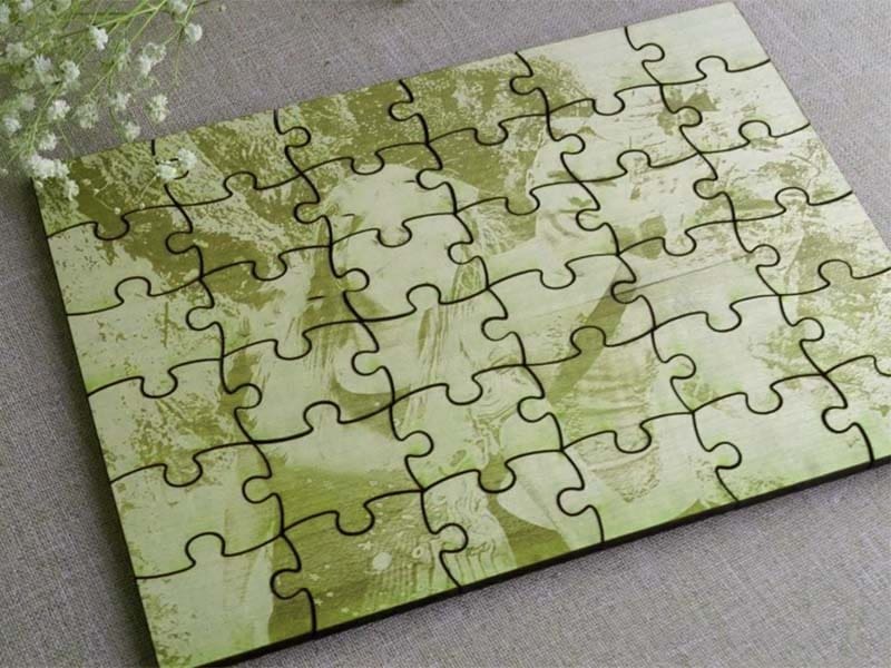 Jigsaw Puzzle Sample Frame Laser Cut Files | Vectors File