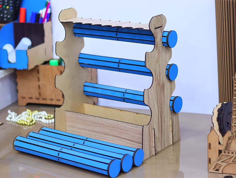 Laser Cut Bangle Stand Bracelet Stand Jewelry Stand Template | Vectors File