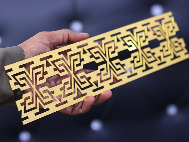 Laser Cut Border Design Decorative Lace Design Vector File | Vectors File