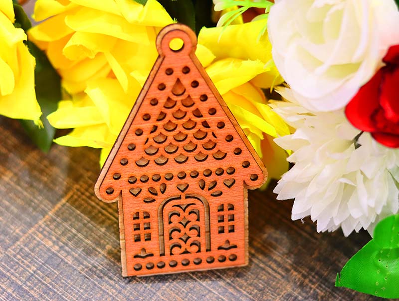 Laser Cut Christmas Ornaments Pattern Pendant Decor | Vectors File