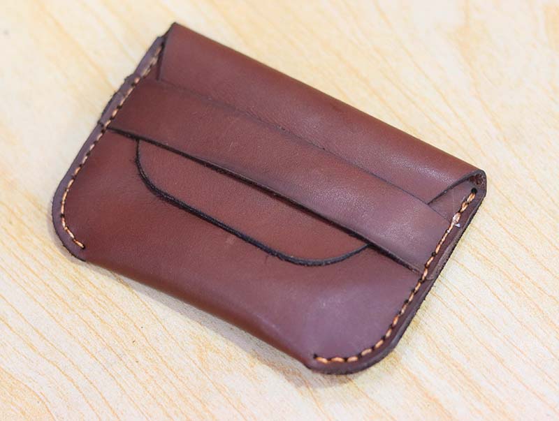 Laser Cut Leather Wallet Template Card Pouch Vector File | Vectors File