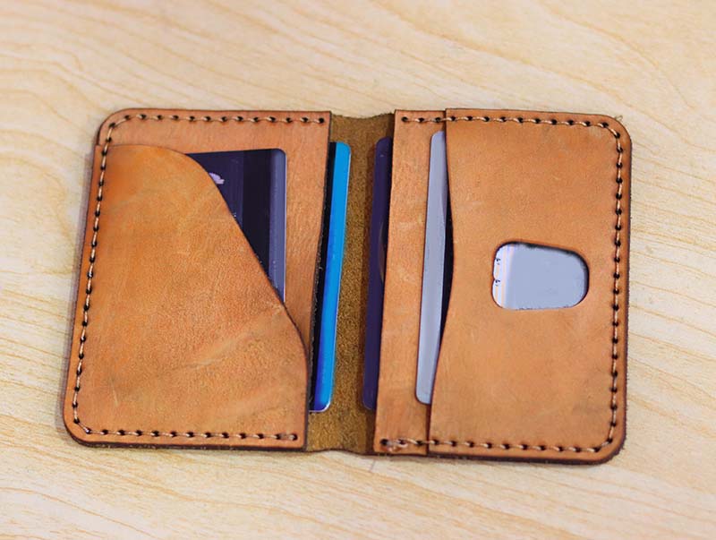 Laser Cut Leather Wallet Template Leather Craft Vector File | Vectors File