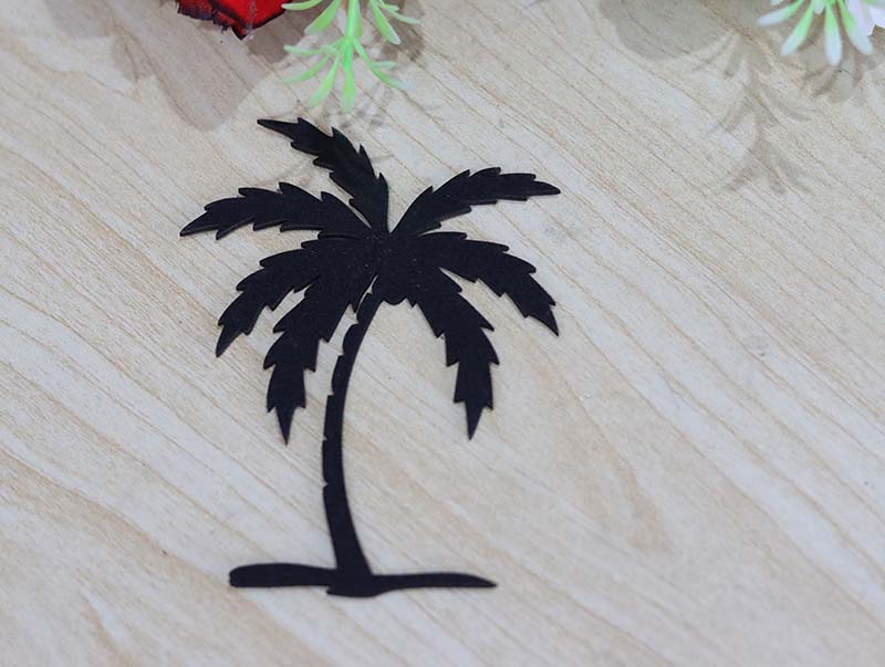 Laser Cut Out Palm Tree Wall Art Template Vector File | Vectors File