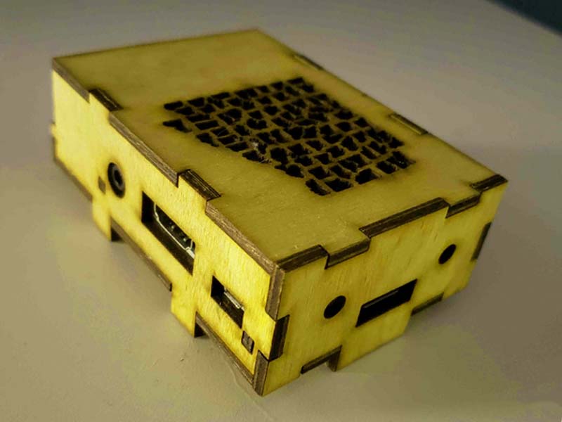 Laser Cut Raspberry Pi Case Template Vector File Vectors File