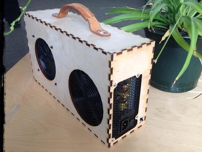 Laser Cut Traveling Mini Computer Case CPU Box Template Vector File ...