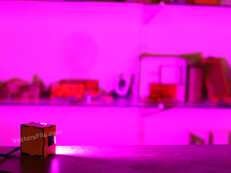 Laser Cut Video and Photography Background Light Effect DIY Box ...