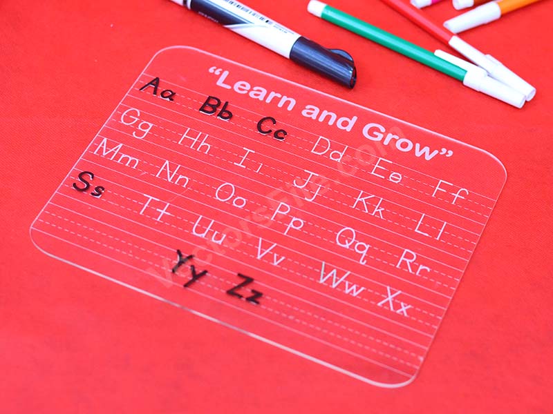 Montessori Tracing Board Laser Cut Acrylic A to Z Alphabet Letters ...