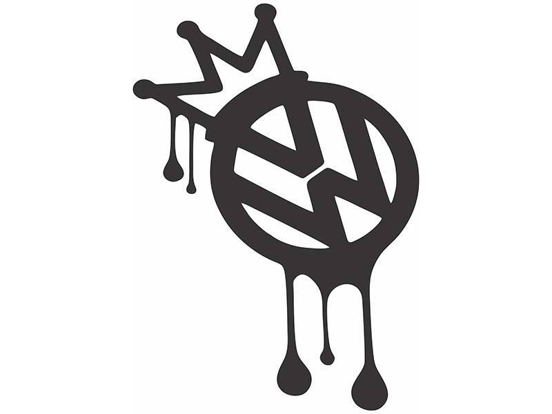 Volkswagen Logo Crown Vector File | Vectors File