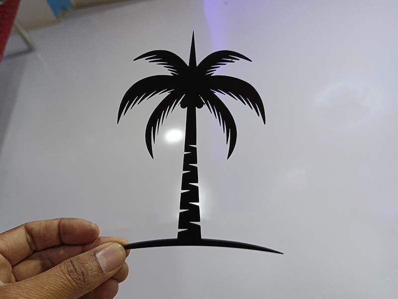 Wall Art Laser Cut Out Palm Tree Design Vector File | Vectors File